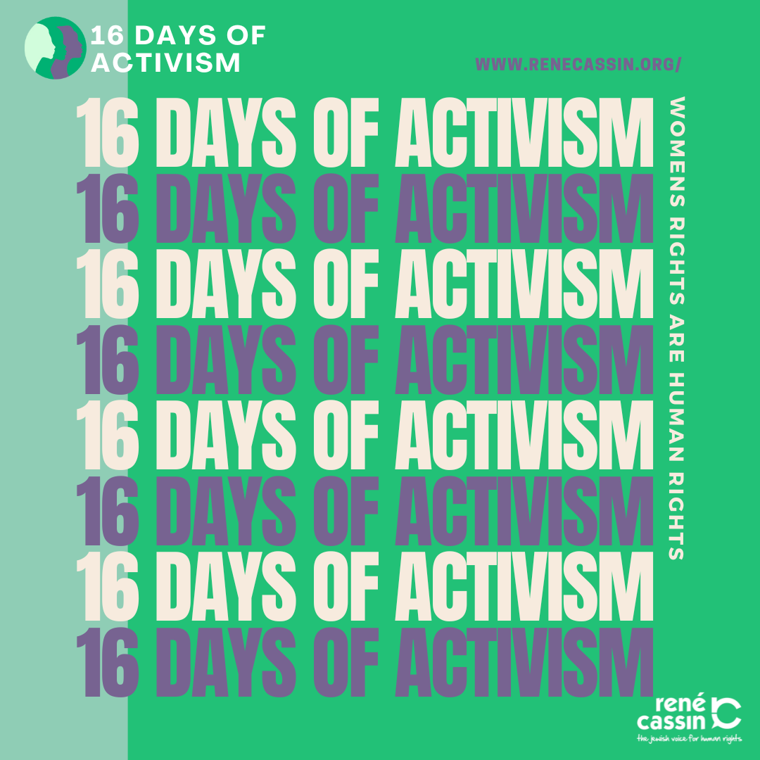 16 Days of Activism Statement 2024 - René Cassin